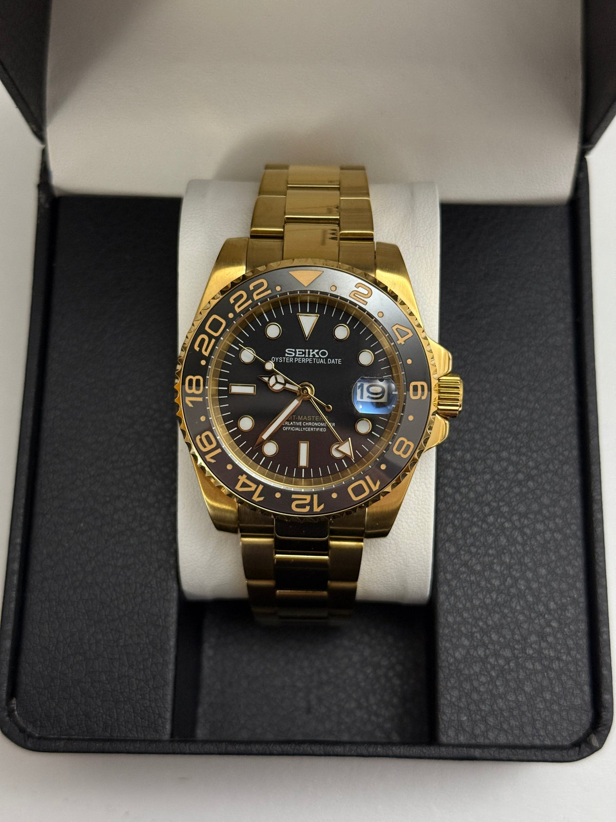 Seiko Mod GMT Gold – Seikomod
